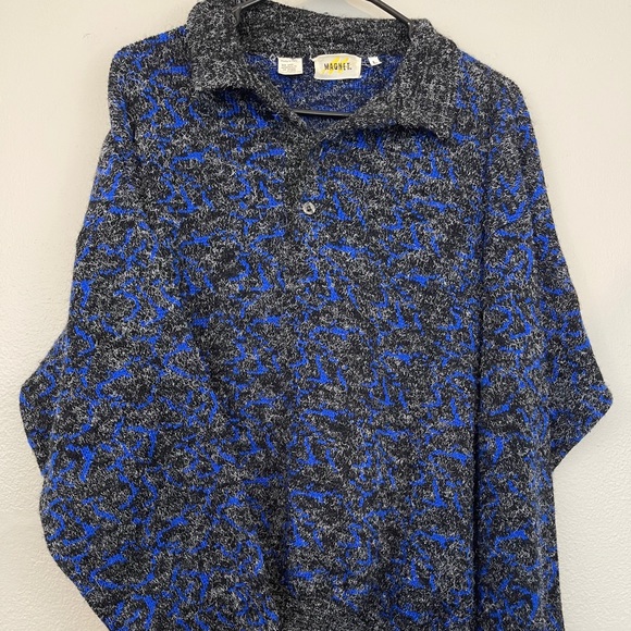Magnet | Sweaters | Mens Magnet Vintage 9s Sweater Large Henley | Poshmark